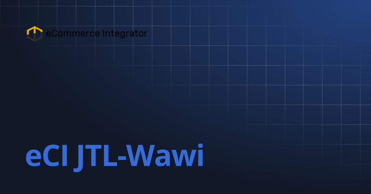 eCI JTL-Wawi | eCI JTL-Wawi Dokumentation